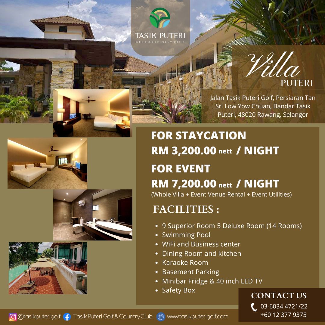 Villa Puteri – Tasik Puteri Golf & Country Club